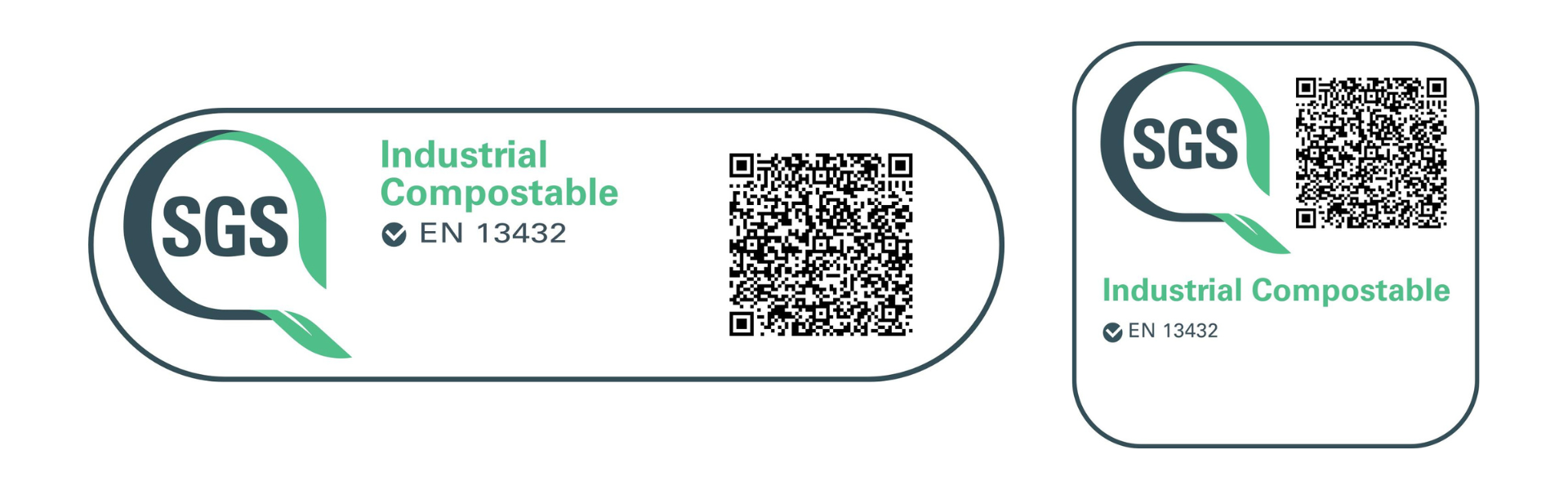 SGS green marks Industrial Compostable
